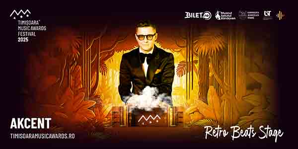 Akcent va fi prezent pe scena Timișoara Music Awards Festival 2025 ...